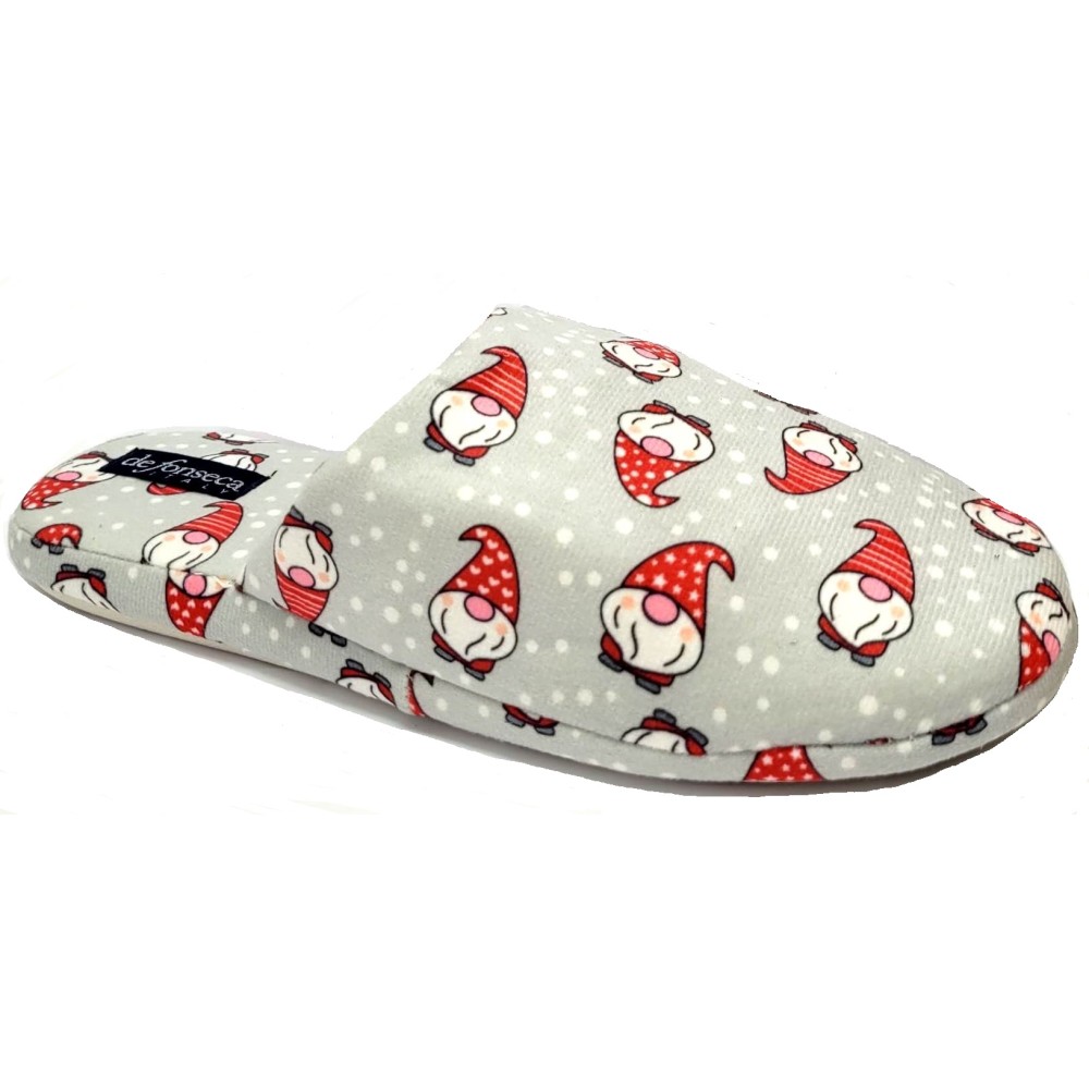 De fonseca Ciabatte Pantofole Donna MOD. Roma Top I W811 GRIGIO Invernali